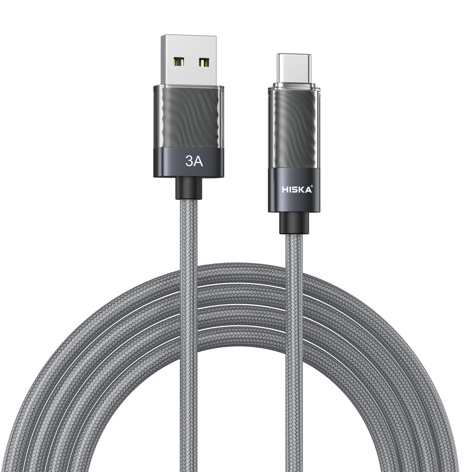Hiska LX-821 Transparent Charging Cable | HISKA